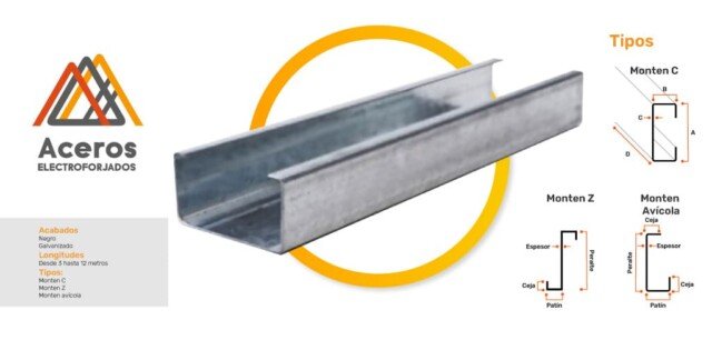 Polín Monten: Diversas Medidas para Elementos Estructurales